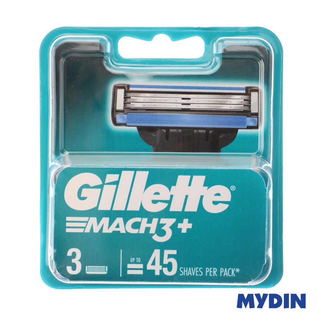 Gillete Mach 3+ Blades Catridge Refill (3S) | Shopee Malaysia
