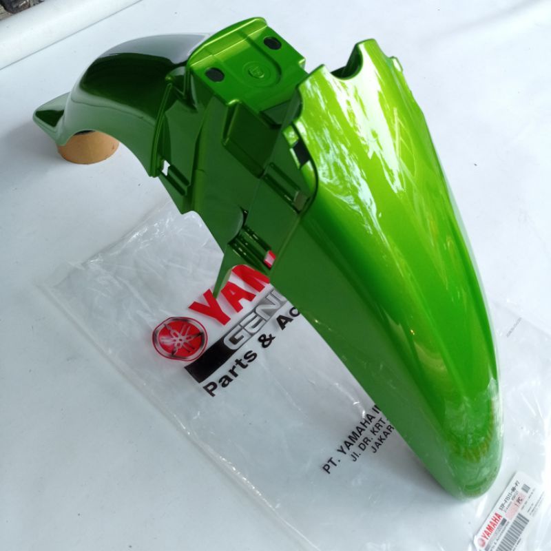 HIJAU Front fender front fender jupiter z burhan green original yamaha ...