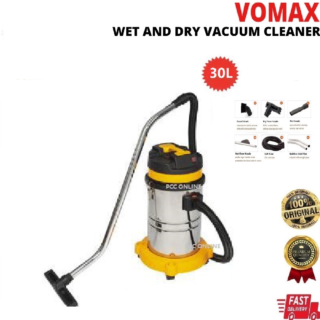 VOMAX VACUUM CLEANER INDUSTRIAL WET & DRY 35L 1800W | Shopee Malaysia