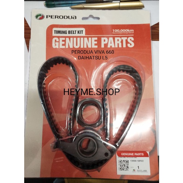 PERODUA VIVA 660 TIMING BELT KIT SET 13500-18R02(100% ORIGINAL ...