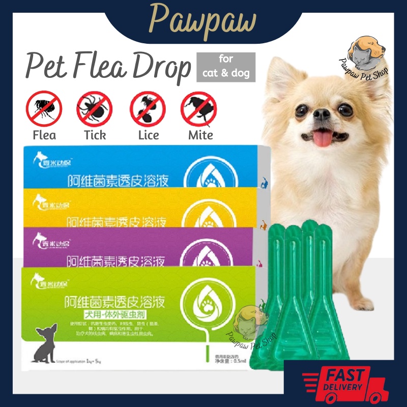 Pawpaw Pet Dog Cat Anti Flea Tick Medicine Drop Treatment Hama Obat ... Pawpaw Pet Dog Cat Anti Flea Tick Medicine Drop Treatment Hama Obat ...
