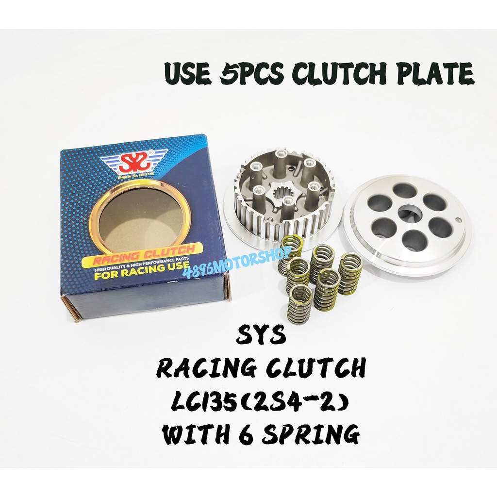 SYS RACING HYPER CLUTCH WITH 6 SPRING LC135 LC 135 4S 5S 55D 55C 5YP ES 2S4 2S42 5 5 CLUTCH ...