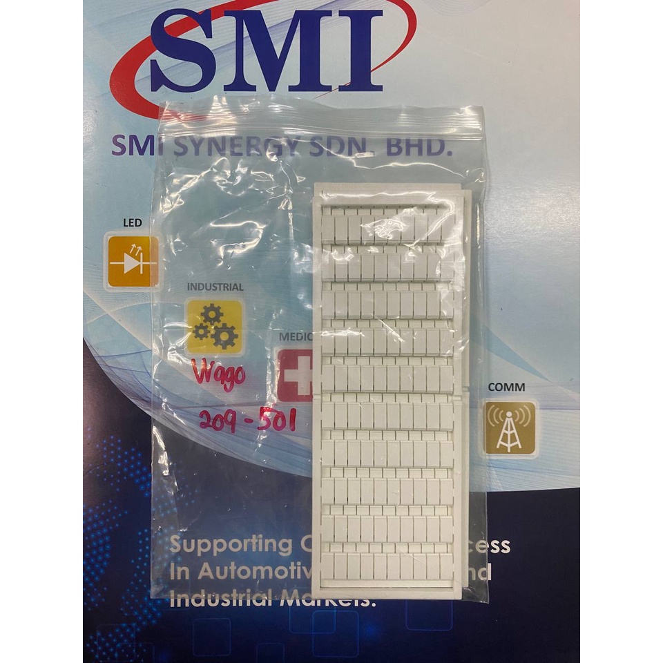 WAGO WSB MARKING CARD PLAIN , 209-501 ( in a pack of 5pcs ) | Shopee ...