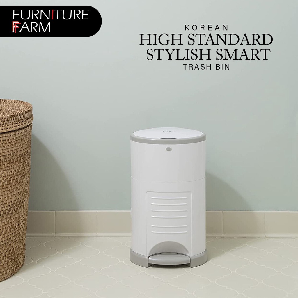 F&F : Korean high standard stylish smart trash bin/ rubbish bin / tong ...