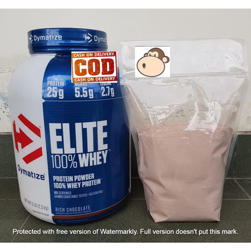 Dymatize Elite whey protein Isolate 1 lbs / 450 grams (Repacking ...