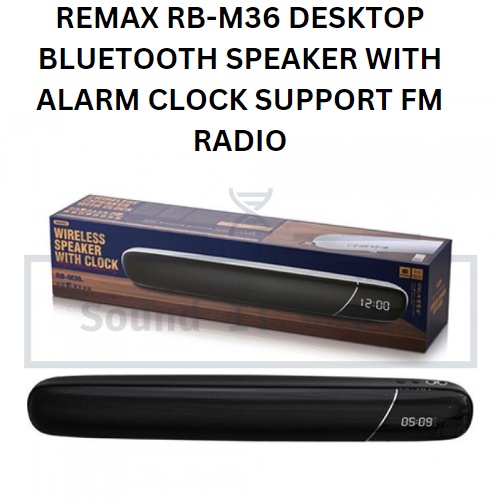 REMAX RB-M36 DESKTOP BLUETOOTH SPEAKER WITH ALARM CLOCK SUPPORT FM ...