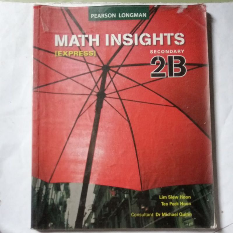 Original Math Insights (Express) Secondary Book 2B | Shopee Malaysia