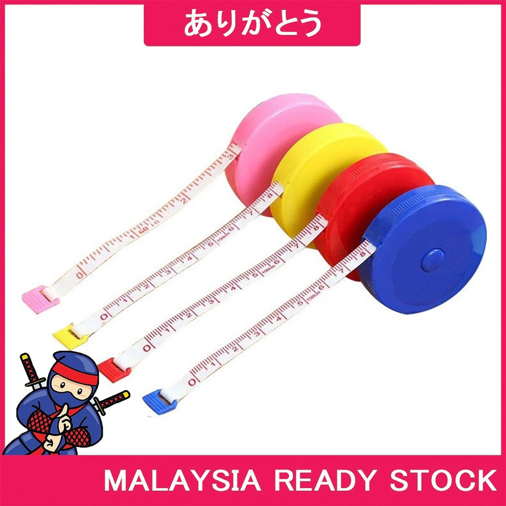 Arigatou Retractable Ruler Portable Measuring Tape Mini Measure Soft ...