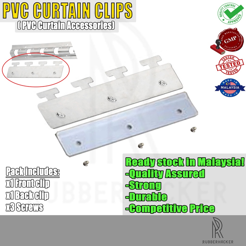 PVC Curtain Clips 150mm 200mm T-Handle Door Hanger, Industrial PVC ...