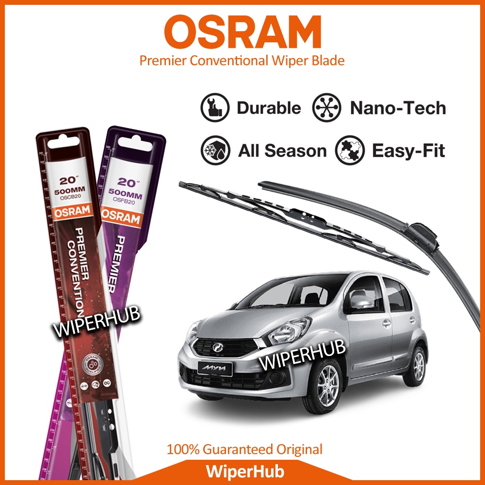 Osram Perodua Myvi (Lagi Best) 2011-2017 Premier Conventional Flat ...