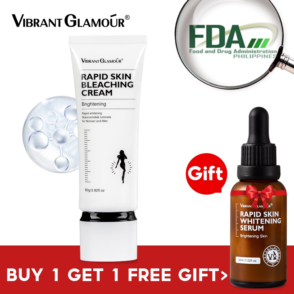 VIBRANT GLAMOUR Whitening Cream Rapid Skin Bleaching Cream Moisturizing ...