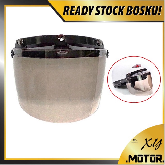 VISOR 3 BUTTON MHR ABS VISOR MS88 SGV MAGNUM HELMET TINTED | Shopee Malaysia