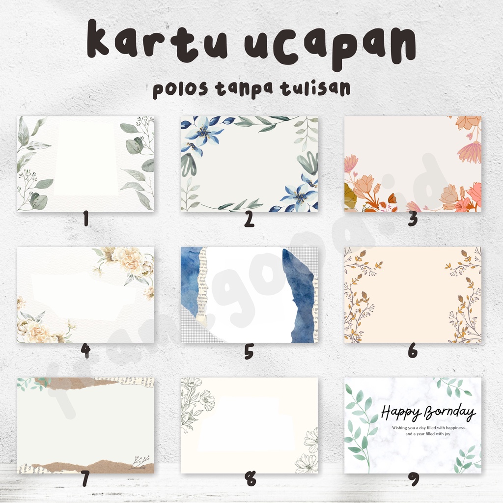 Plain GREETING CARDS / birthday wedding birthday graduation anniversary ...