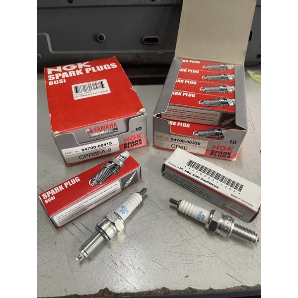 YAMAHA NGK SPARK PLUG CPR8EA-9 FOR LC135 NMAX NVX NS200 / CR8E FOR Y15zr Y15 R15 MT15 FZ150 MT25 ...