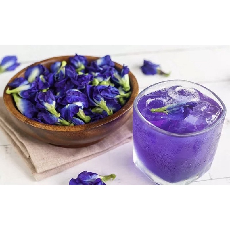 15g Dried Butterfly Pea Flower (Dried Blue Pea) Bunga Telang 15克 蝶豆花茶 ...