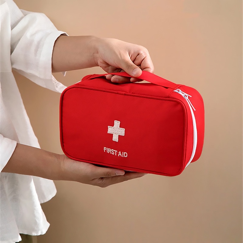 First Aid Kit Waterproof Portable Medical Supplies Organizer Emergency ...