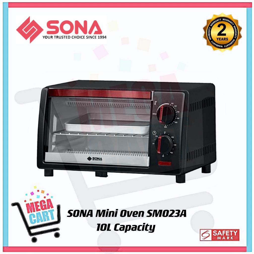 Sona 10L Mini Toaster Oven SMO23A | SMO 23A (2 Years Electrical Parts ...