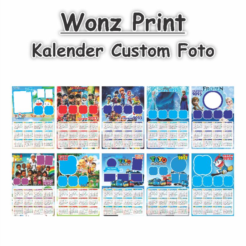 Print Custom 2025 Photo Calendars | Shopee Malaysia
