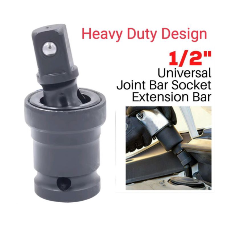 Heavy Duty 1/2” Inch Universal Joint Bar Socket Extension Bar Socket ...
