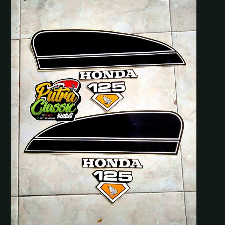 HITAM Money Back Guarantee CB Tank STRIPING Sticker 125 CB GLATIK 125 ...