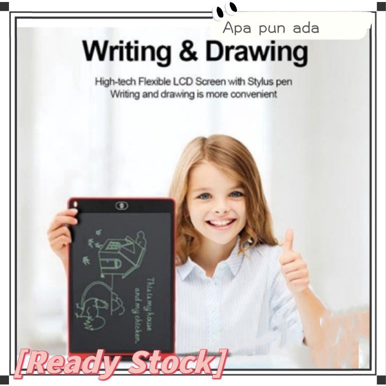8.5" / 12"lcd Writing Tablet Digital Pad Writing/drawing Tablet Kids ...