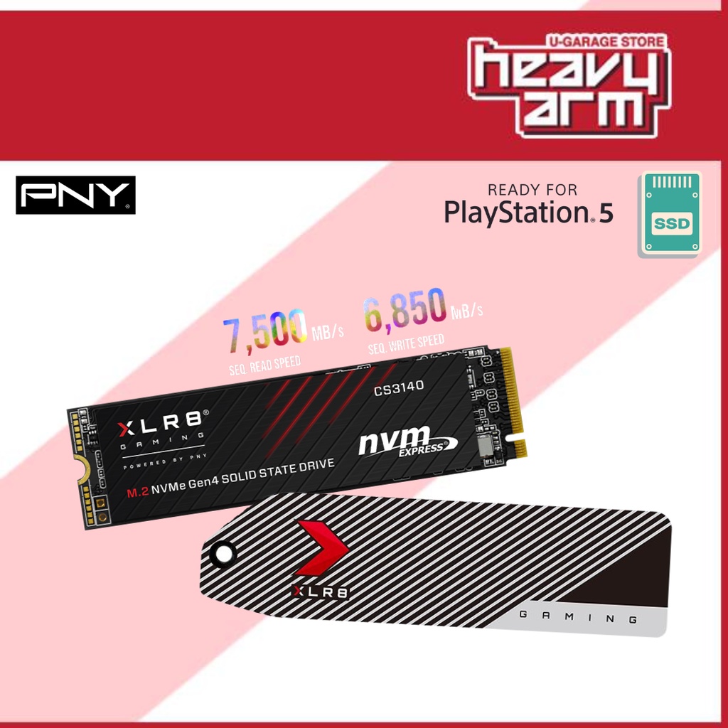 PNY XLR8 CS3140 M2 2280 NVMe Gen4 Gen 4x4 SSD 1TB 2TB 4TB | Internal SSD for PS5 (Value) * Ultra ...