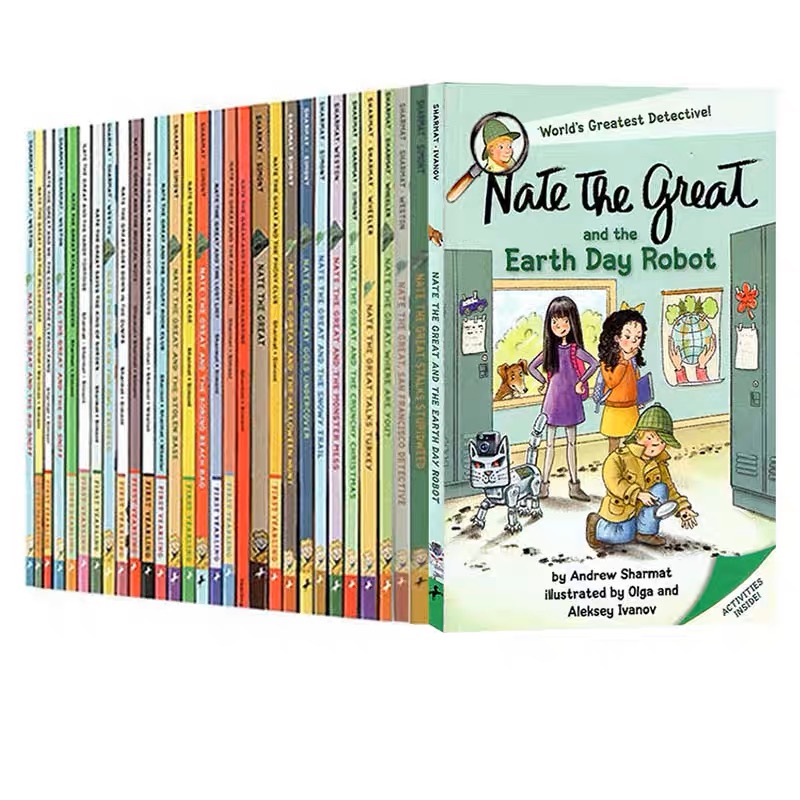 【Ready Stock】Nate the Great 30 Books Collection Box Set For Age 7-12 ...