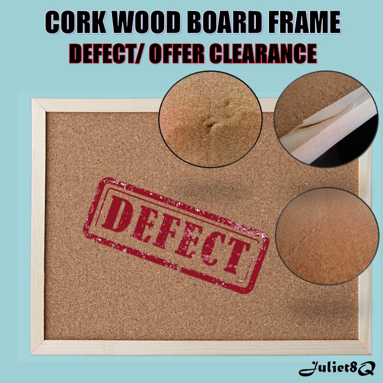 OFFER CLEARNCE DEFECT CORBOARD WITH FRAME SOFT BOARD | Shopee Malaysia
