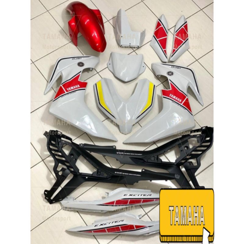 YAMAHA Y16 Y155 vva 60th anniversary Cover set (Sticker Tanam) | Shopee ...