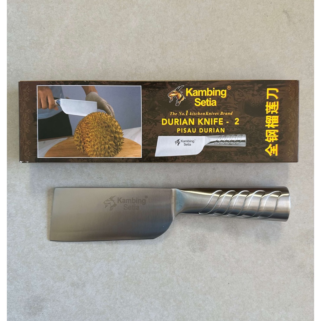 STAINLESS STEEL DURIAN KNIFE PISAU DURIAN DURIAN OPENER BELAH DURIAN ...