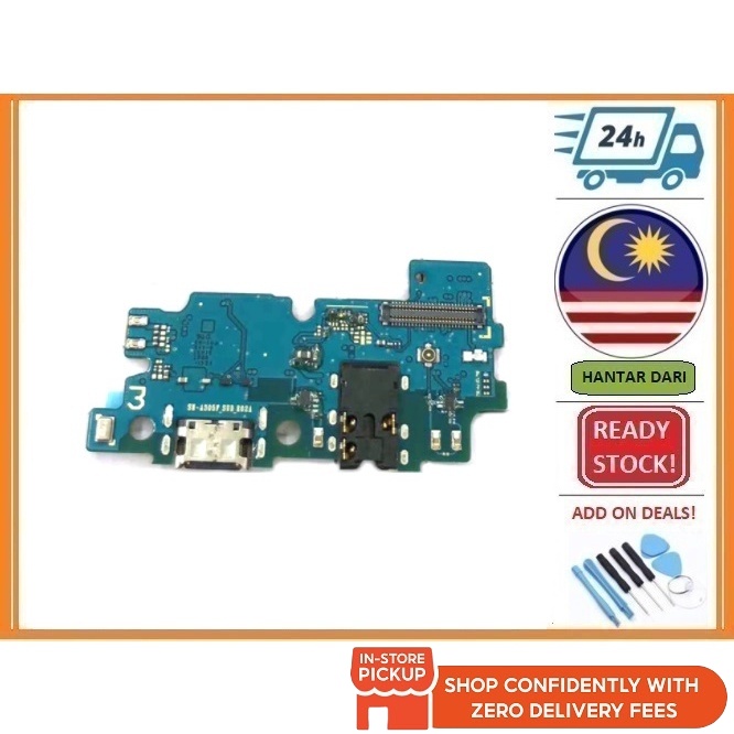 BSS SAM SM A30 A305 Charging Data Port + Mic + Handsfree Board / Main ...