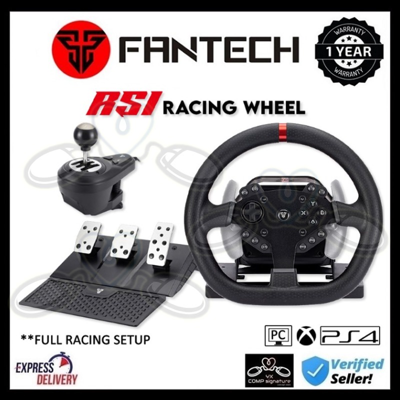 FANTECH R1 / RS1 3 IN 1 PADDLE&SHIFTER FORCE RACING WHEEL | Shopee Malaysia