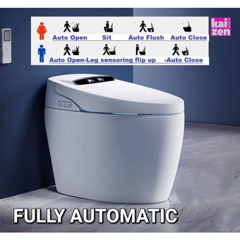 🎁KAIZEN STORE MALAYSIA🎁 FULLY Automatic Toilet Bowl, LOWEST PRICE FULL ...