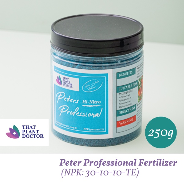Peter Professional Hi-Nitro Water Soluble Fertilizer *SMALL* (250g) NPK ...