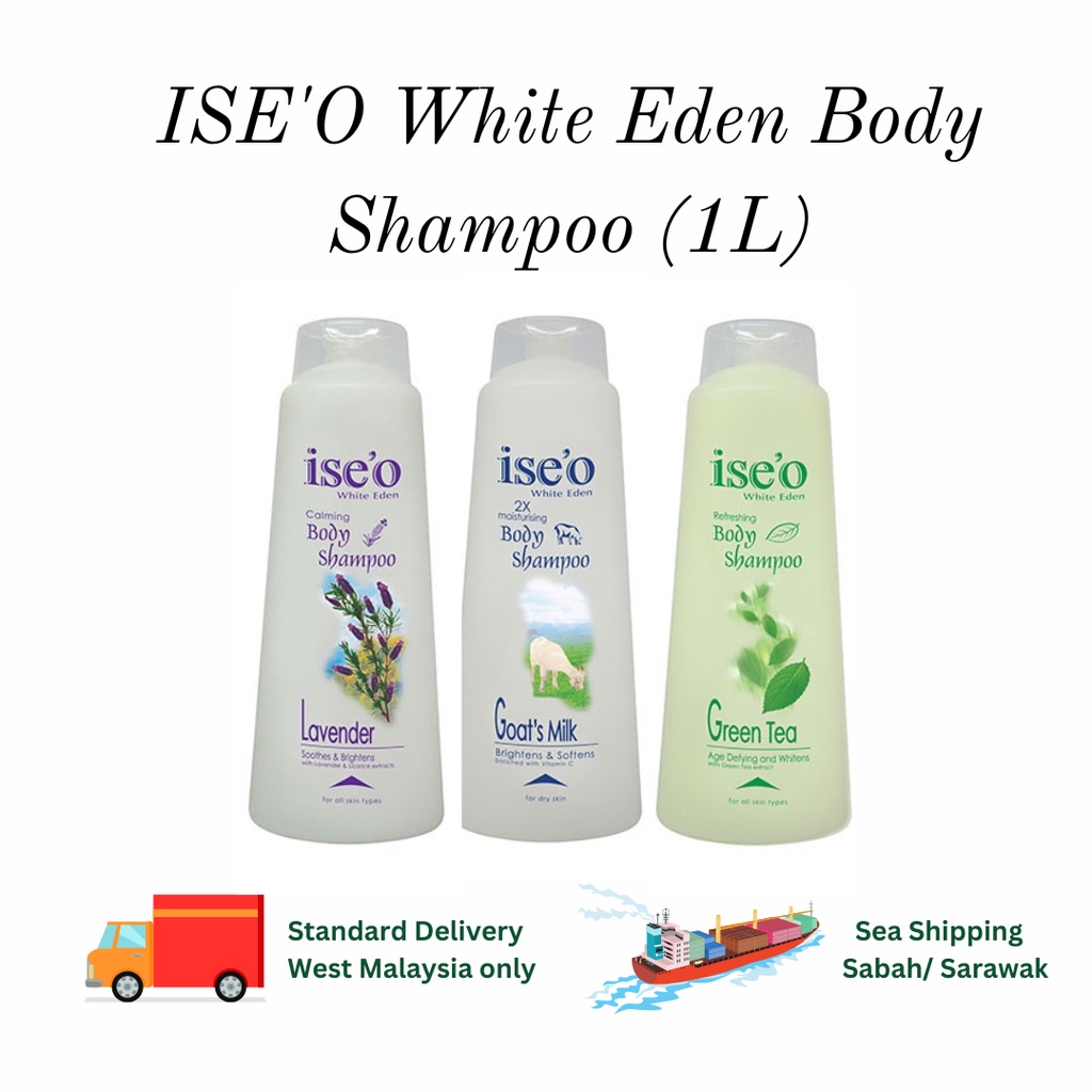 ISE'O White Eden Body Shampoo (1L) | Shopee Malaysia