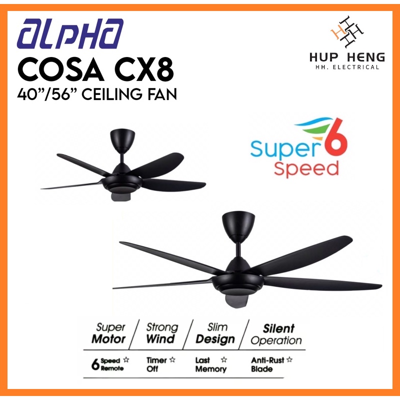 Alpha Cosa CX8 5B/56" & 5B/40" 6 Super Speeds | Shopee Malaysia