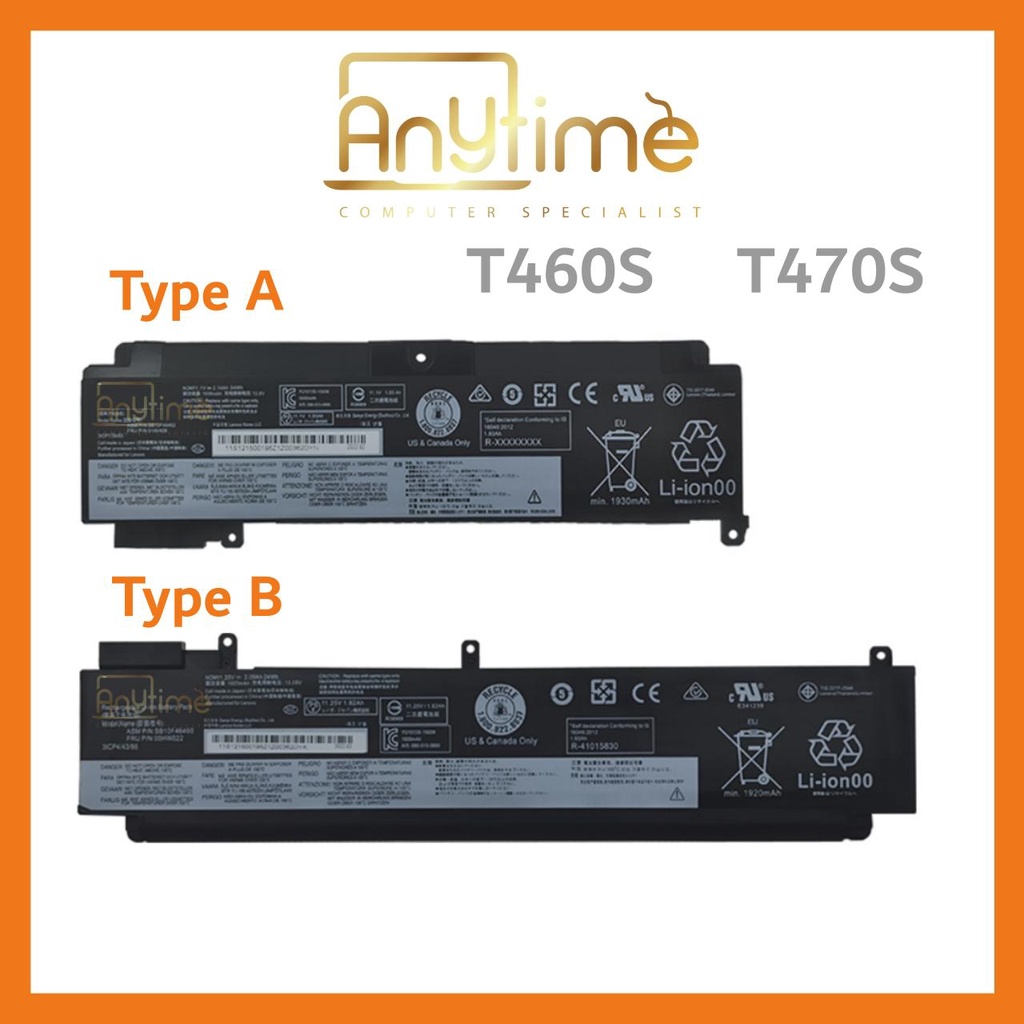 Lenovo T460s T470s 01AV405 01AV406 01AV407 01AV408 Laptop Battery ...