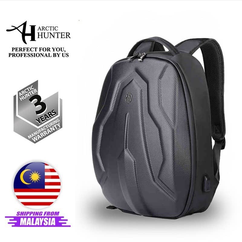 Arctic Hunter i-Strikerz Backpack Hard Case Anti-Theft Laptop Backpack ...