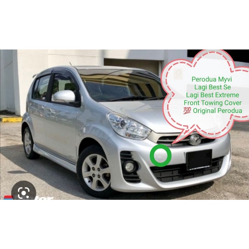 💯 Original Perodua Myvi Lagi Best Se/Extreme Front Bumper Towing Cover ...