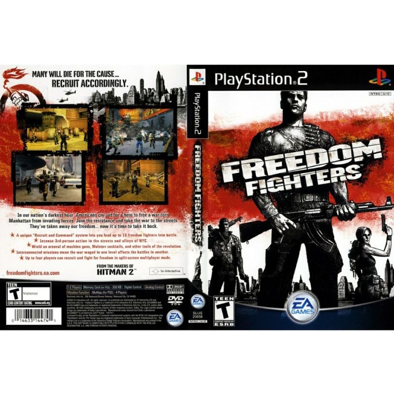 PS2 CD DVD GAMES ( Freedom Fighters ) English Version | Shopee Malaysia