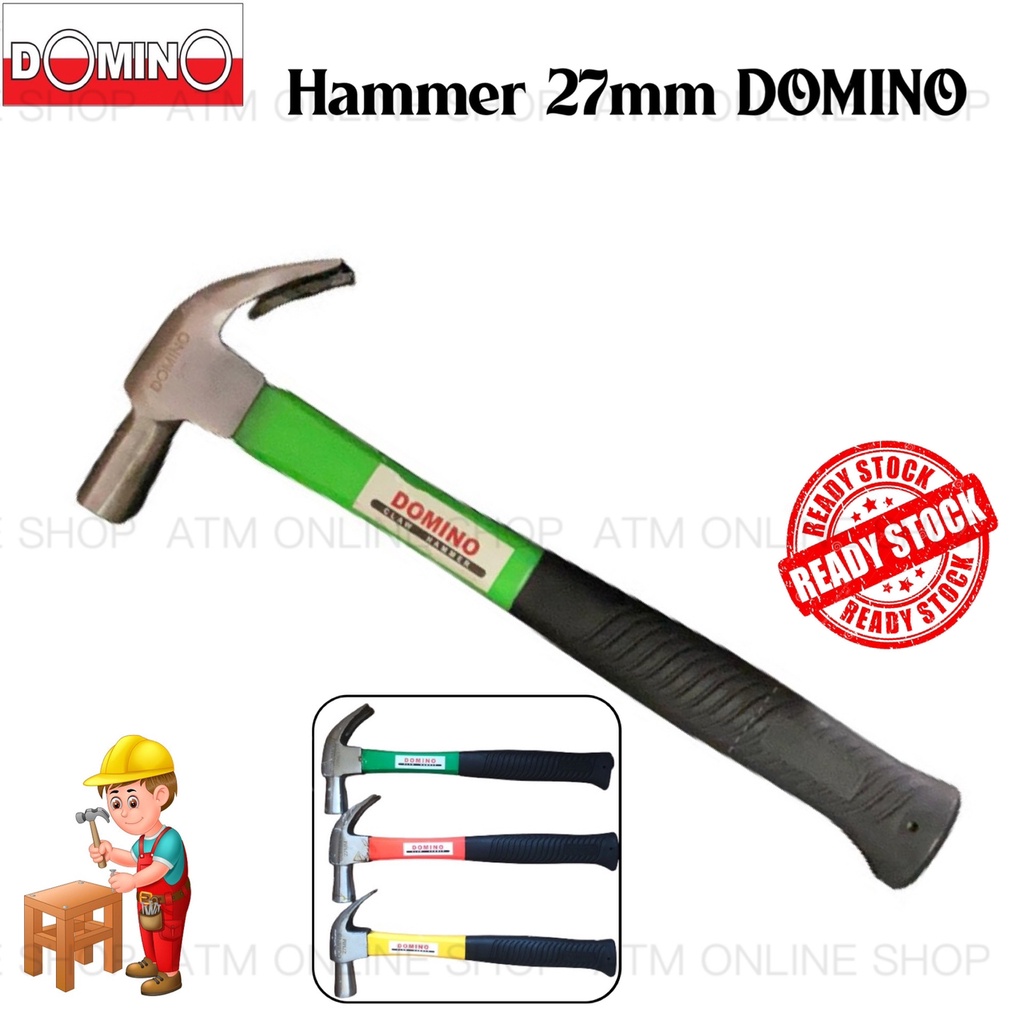 Domino 27MM claw hammer / hammer / tukul besi / tukul kayu / hammer ...