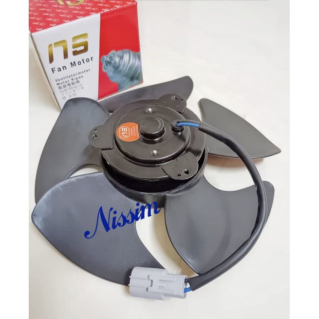 Air Cond Motor (socket 2pin grey) & Fan Blade (5leaf) Persona,Exora ...