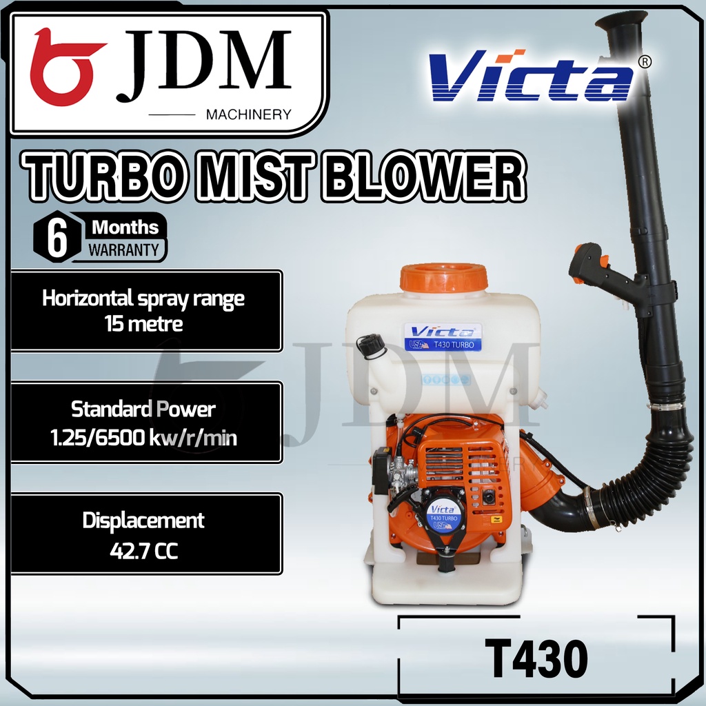 JDM VICTA New Turbo Mist Blower T430 Mist Duster Disinfectant Sanitize | Shopee Malaysia