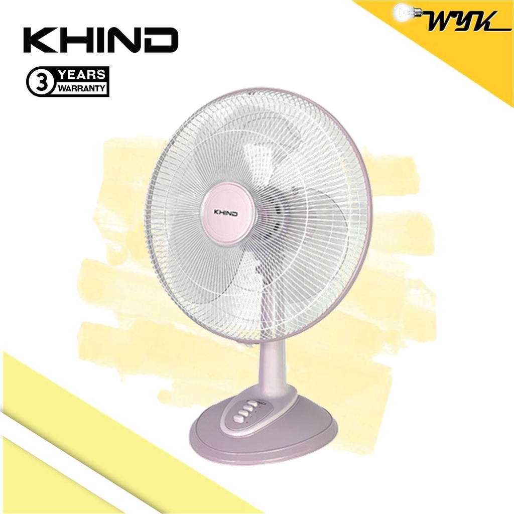 KHIND 12"/16" Table Fan TF1210SE/TF126SE/TF1610SE (Sweet Lavender ...