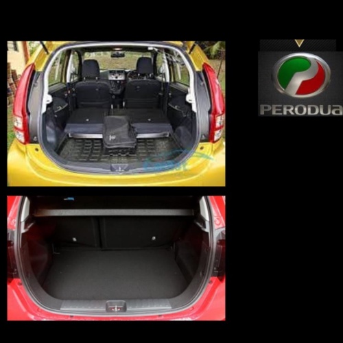 PERODUA MYVI 2011-2016 LAGI BEST REAR CARGO BOOT TRAY CAR HIGH QUANLITY ...