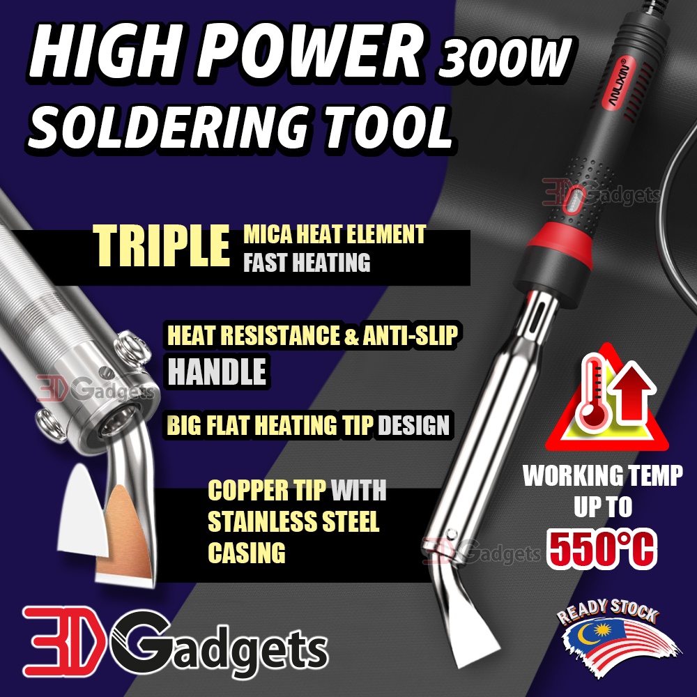 300W High Power Soldering Iron Tool Electric Solder Tool For 3D Printer ...