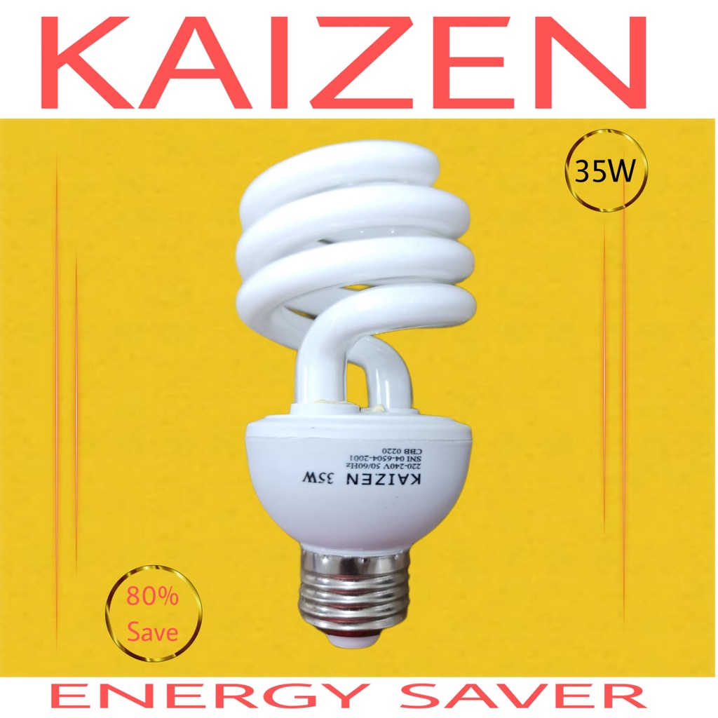 Kaizen TORNADO KAIZEN SPIRAL LIGHT 35 WATT 1 MONTH WARRANTY | Shopee ...