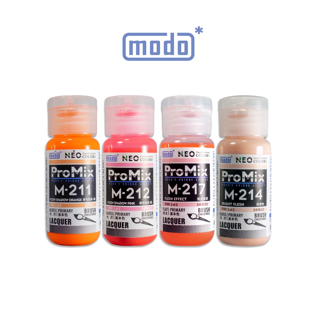[modo modo Factory] NEO Skin Color Set/30ML/4 Colors/Model Paint|Official Store | Shopee Malaysia