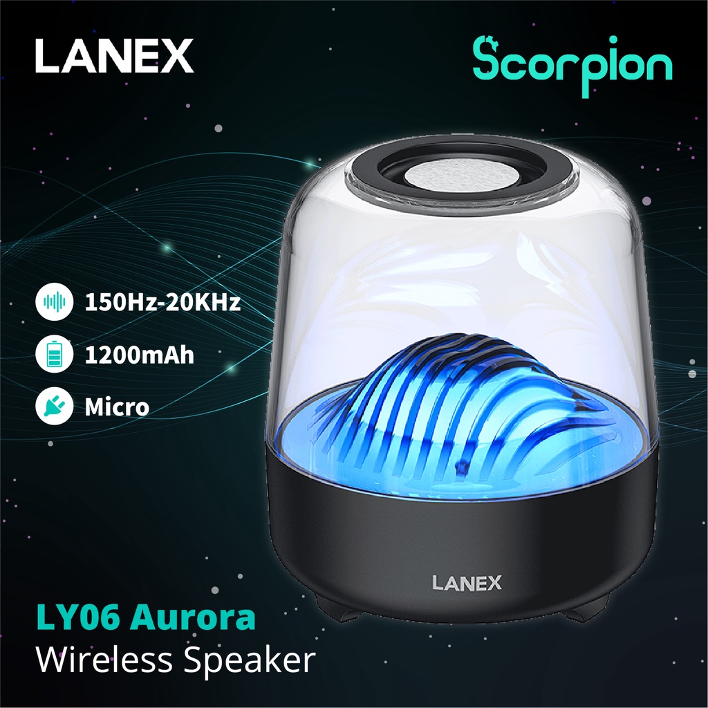 Lanex LY06 Aurora Wireless Speaker | Shopee Malaysia