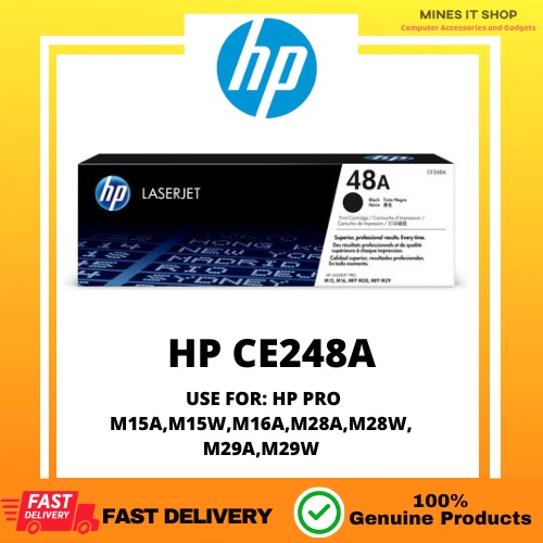 HP CF248A LASER TONER USE FOR: HP PRO M15A,M15W,M16A,M28A,M28W, M29A ...